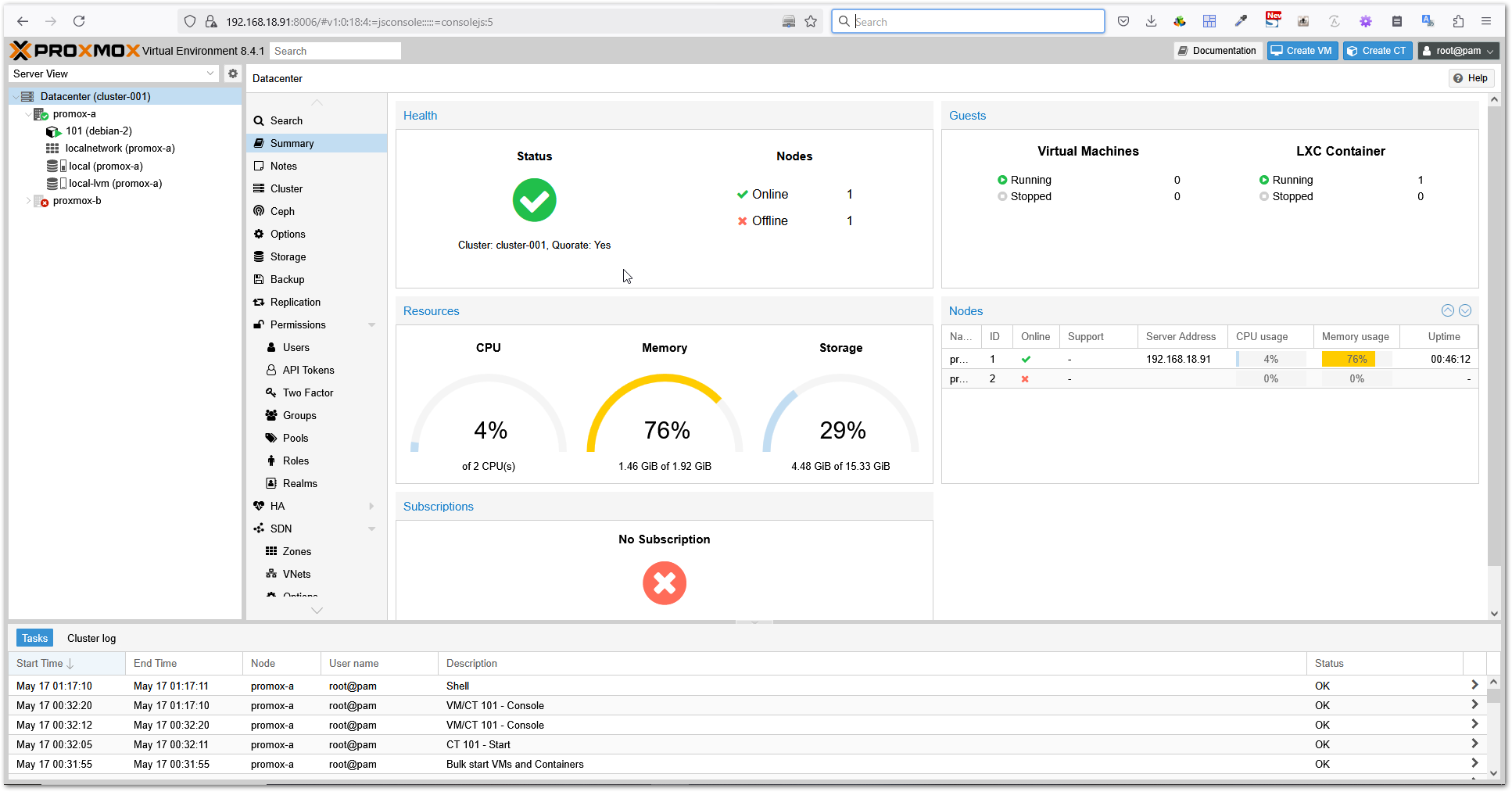 Cara Membuat QDevice Pada Proxmox Cluster Agar Quorum Terpenuhi ...